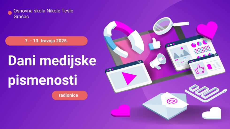 Dani medijske pismenosti 2025. | Osnovna škola Nikole Tesle, Gračac